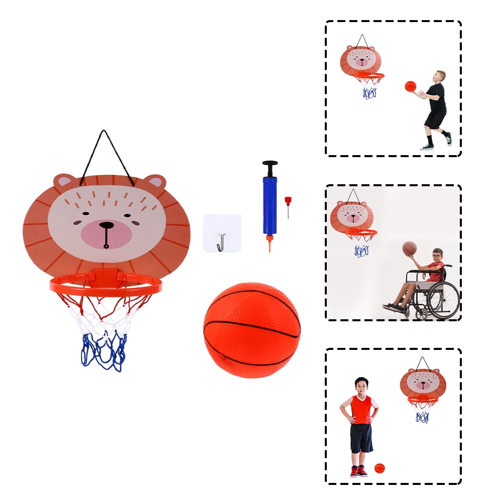 GAXIRE 6Pack Mini Basketball Set Wall Mount Design for Children Hand ...