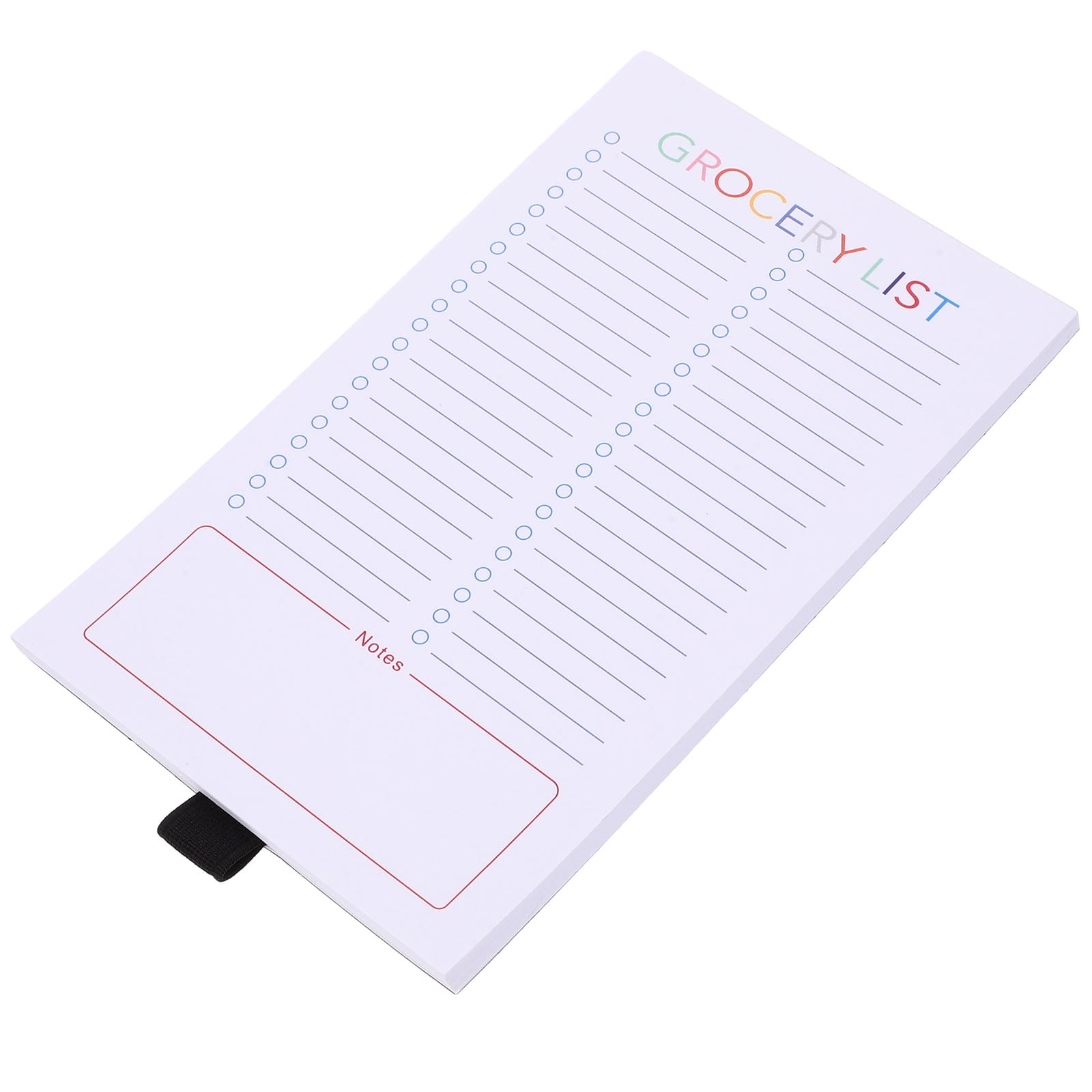 GAXIRE To-Do List Notepad Grocery List Pad Multi-Colored Paper 1Pcs ...