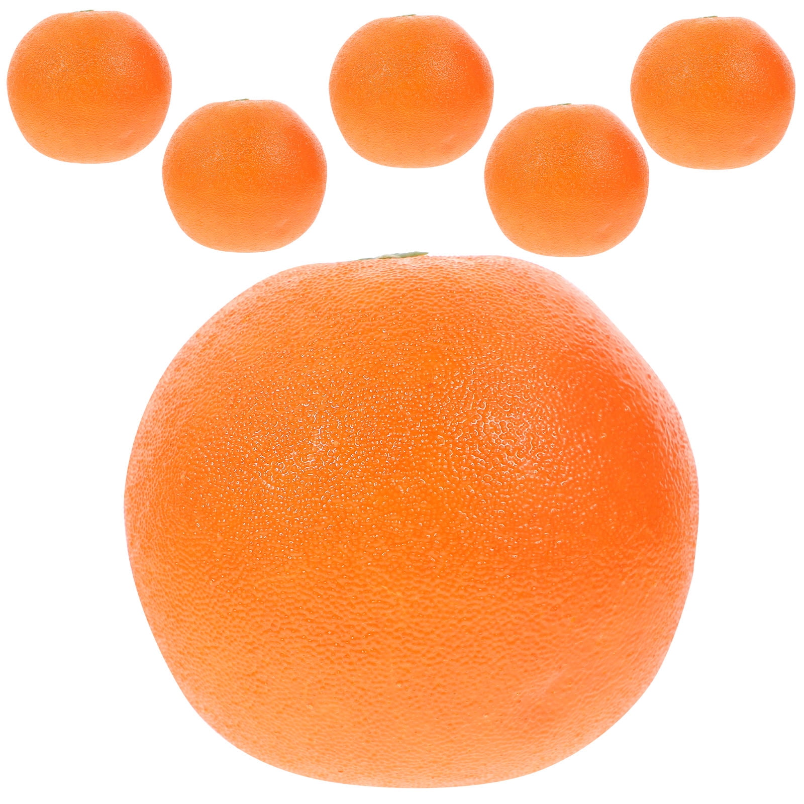 GAXIRE Kitchen Fake Fruit Orange 6Set 2.8x2.8x2.8in - Walmart.com