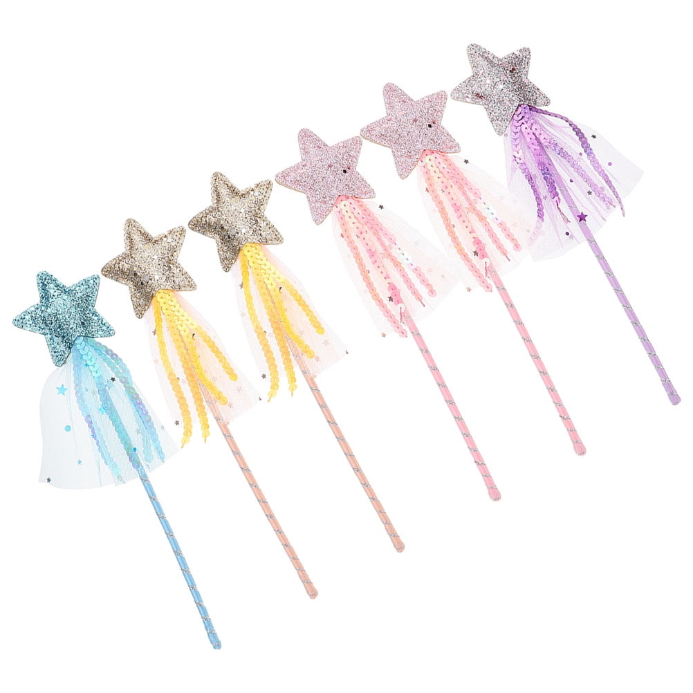 GAXIRE Party Wands Fairy Wands Gauze Pink 6Pcs 11.8In - Walmart.com