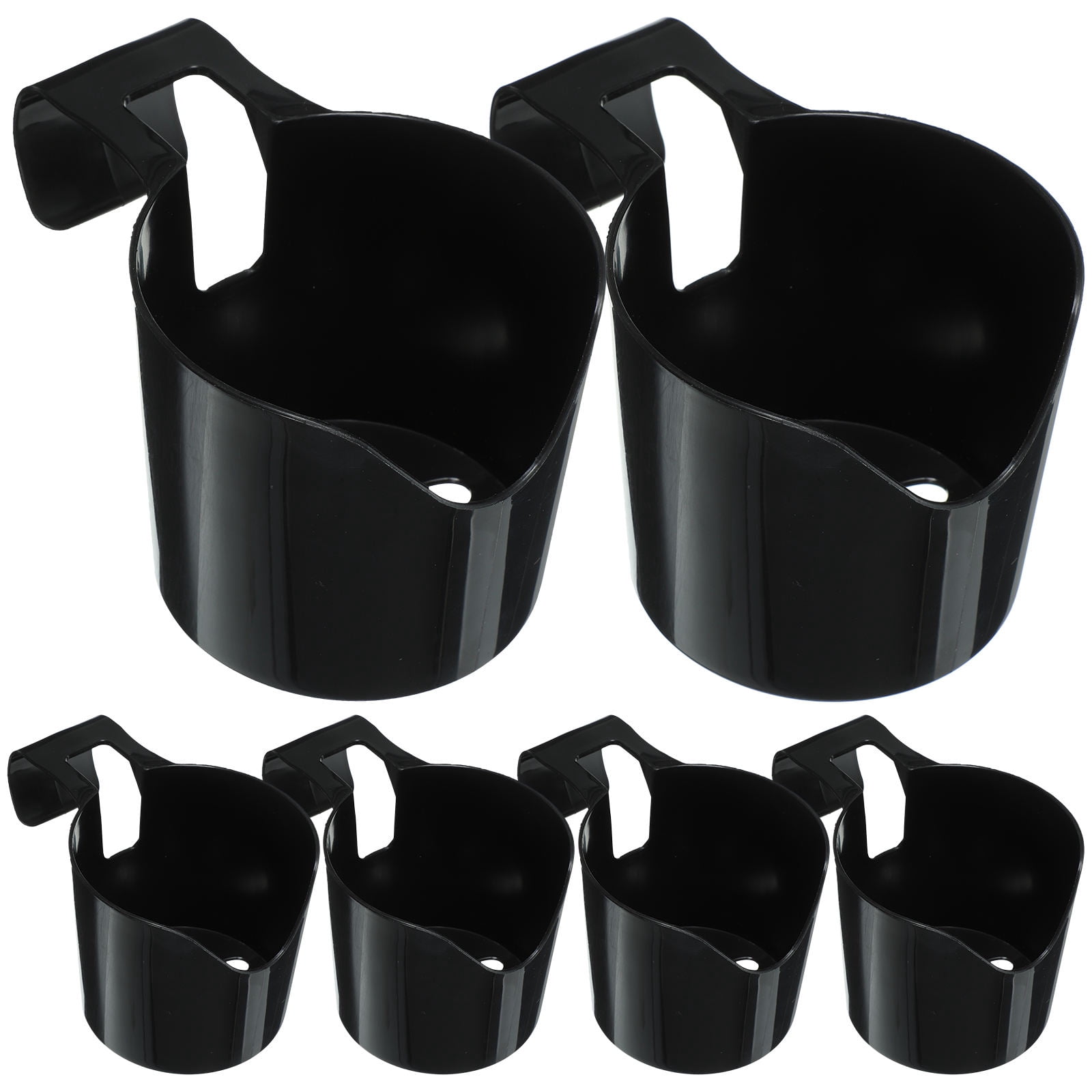 GAXIRE 6-Pack Plastic Pool Cup Holders for Drinks, Rectangular Design ...