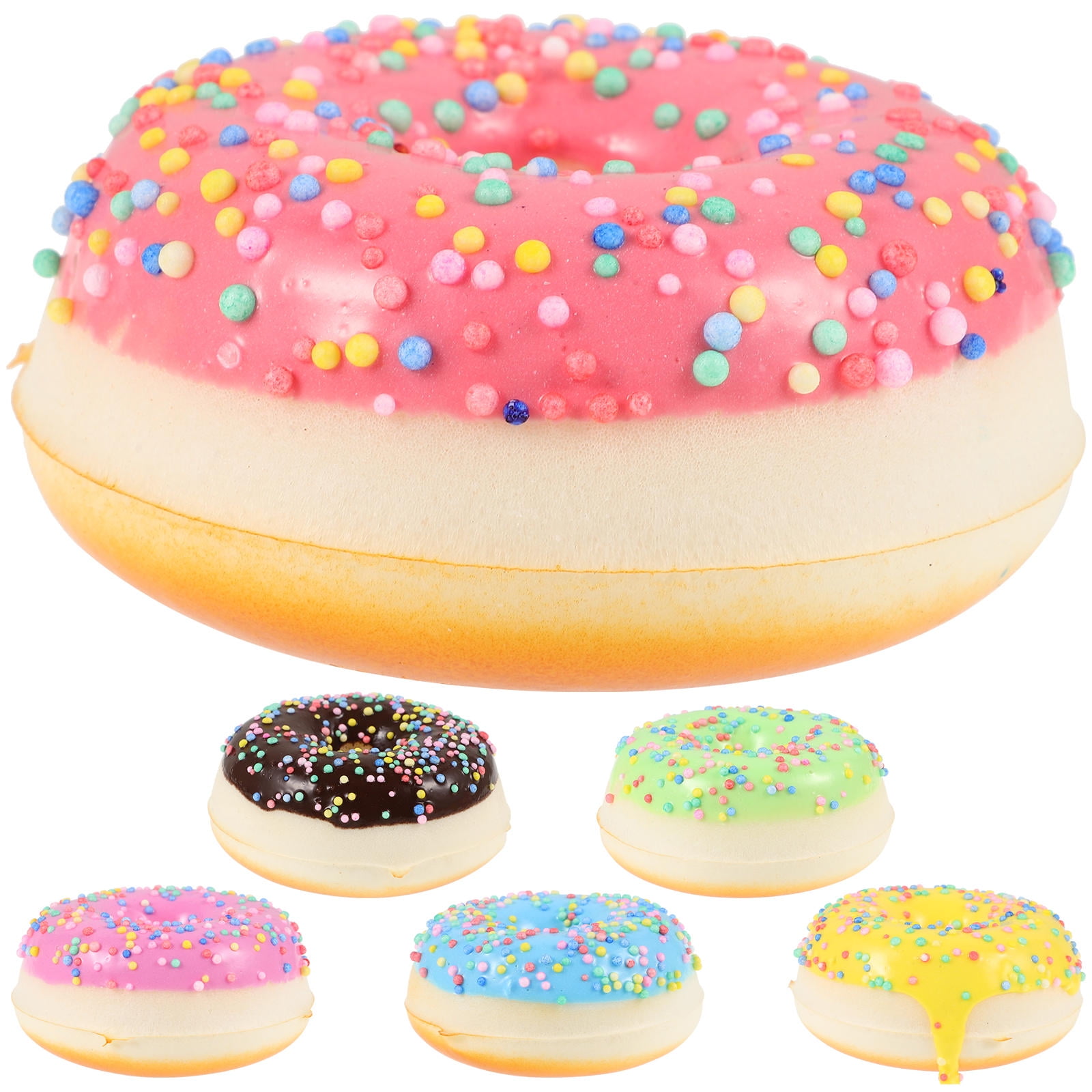 GAXIRE 6Pcs Small Donuts Models for Kindergarten Children 2.8X2.8X1.2In ...