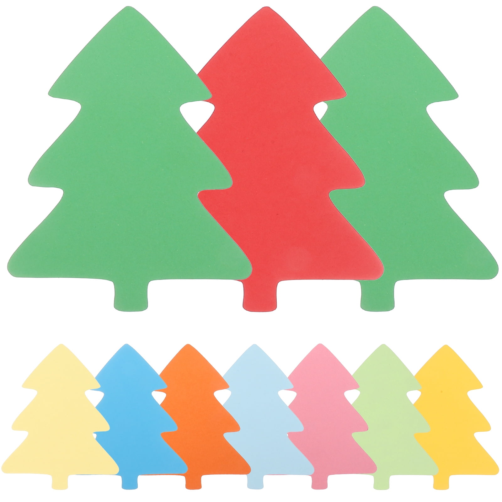 GAXIRE 72Pcs Adorable Tree Cutouts Paper Material DIY Decorative Wall ...