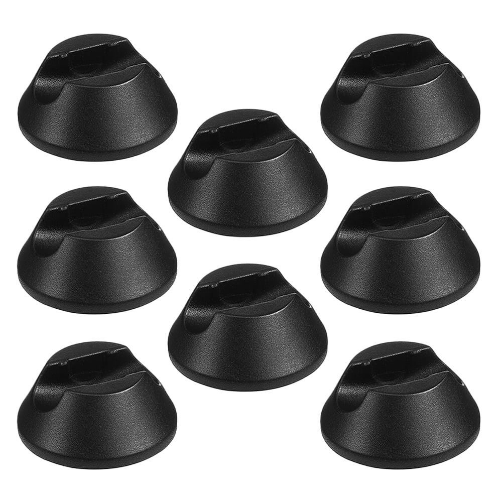 GAXIRE 8Pcs Chair Leg Sliders Black ABS Rubber for Home Use and Office ...