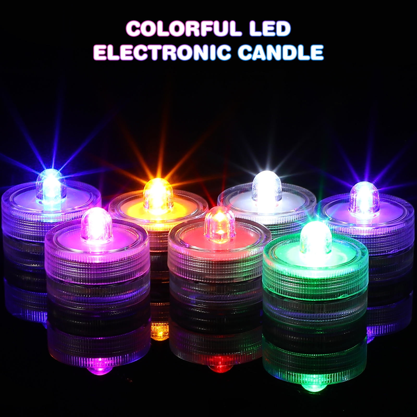 GAXIRE 8Pcs Color Changing Flameless Led Candles For Home Decoration ...