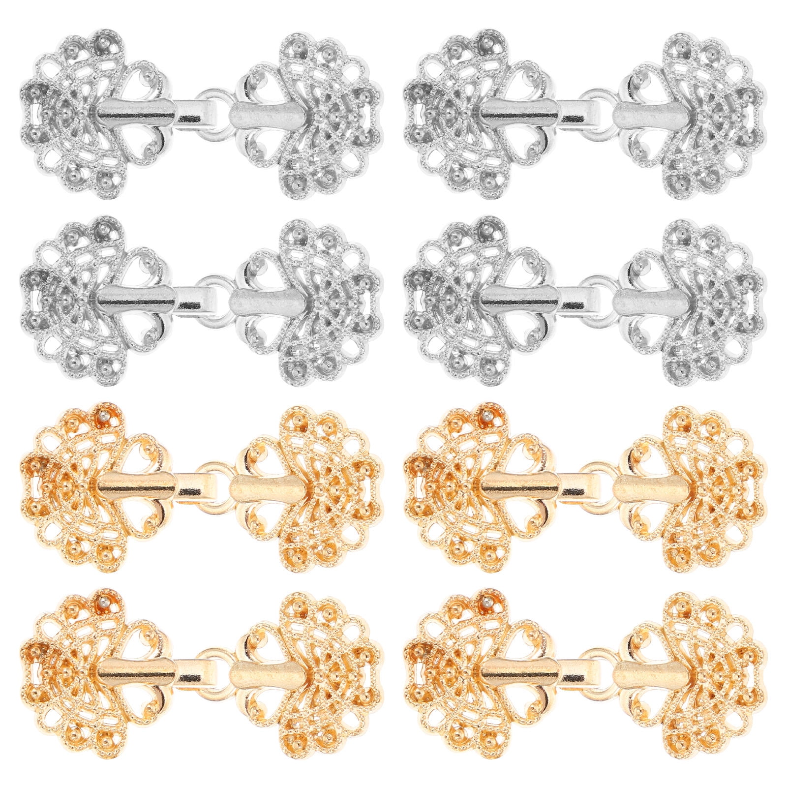 GAXIRE 8Pcs Hanfu Cloak Clasps Butterfly Shape Zinc Alloy Clothing ...