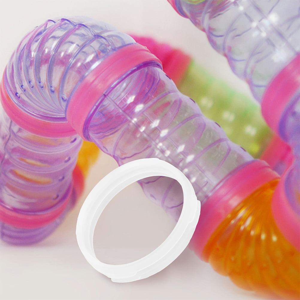 GAXIRE 8Pcs Versatile White Hamster Tunnel Pipe Fittings for Mouse and ...