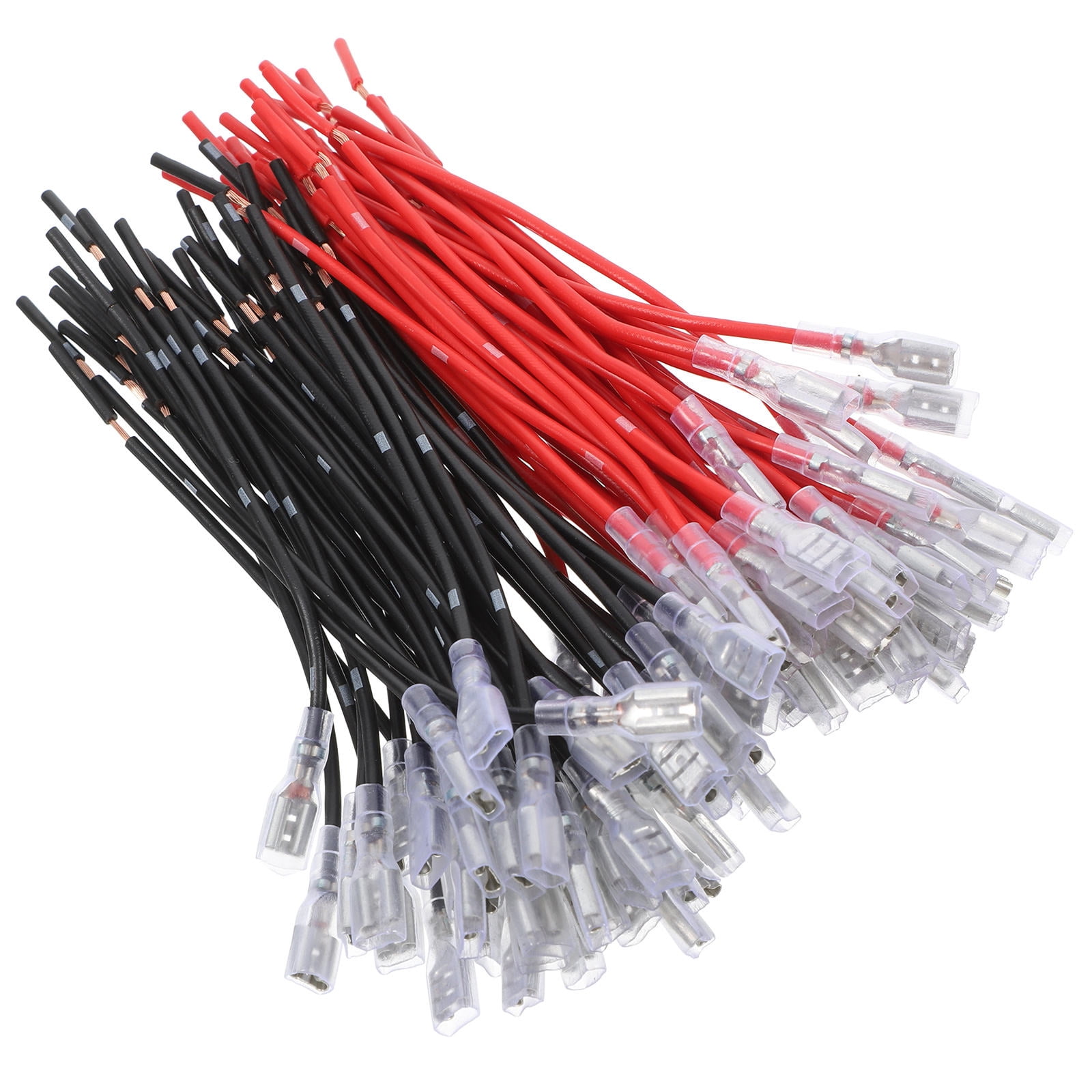 GAXIRE 94Pcs Female Spade Crimp Terminals Copper Assorted Colors for ...
