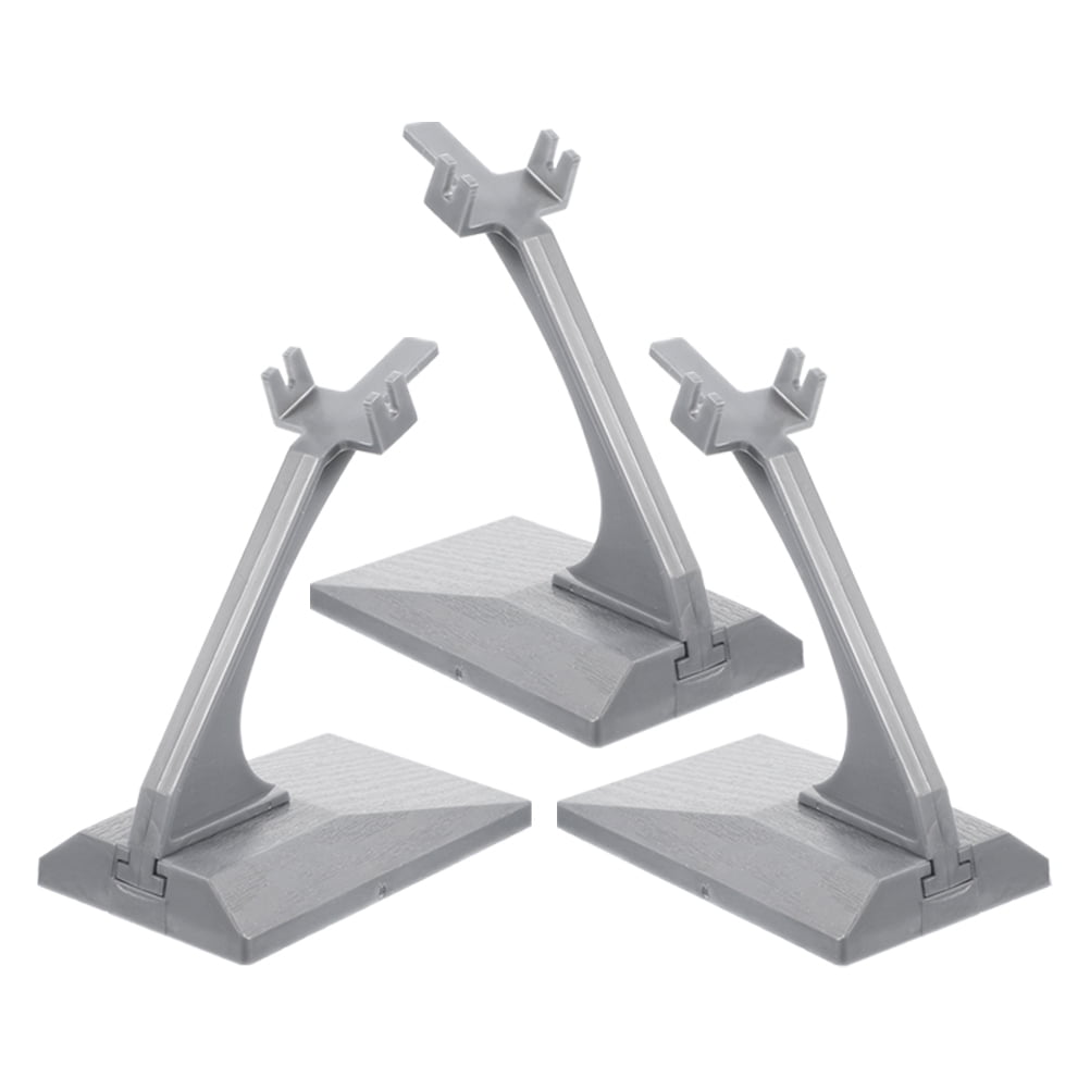 GAXIRE 3Pcs Grey Plastic Airplane Display Stand Model For Aircraft And ...