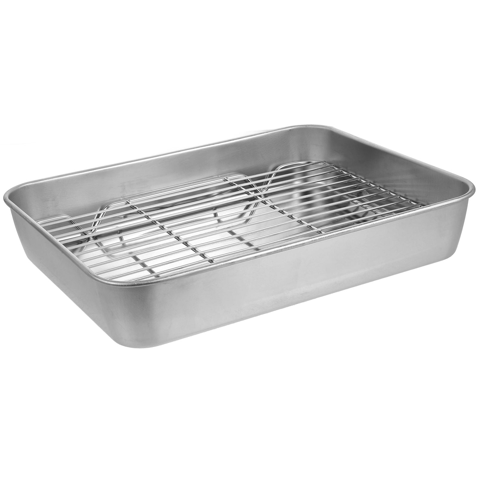 GAXIRE Baking Tins And Rack Rectangular Stainless Steel For Oven ...