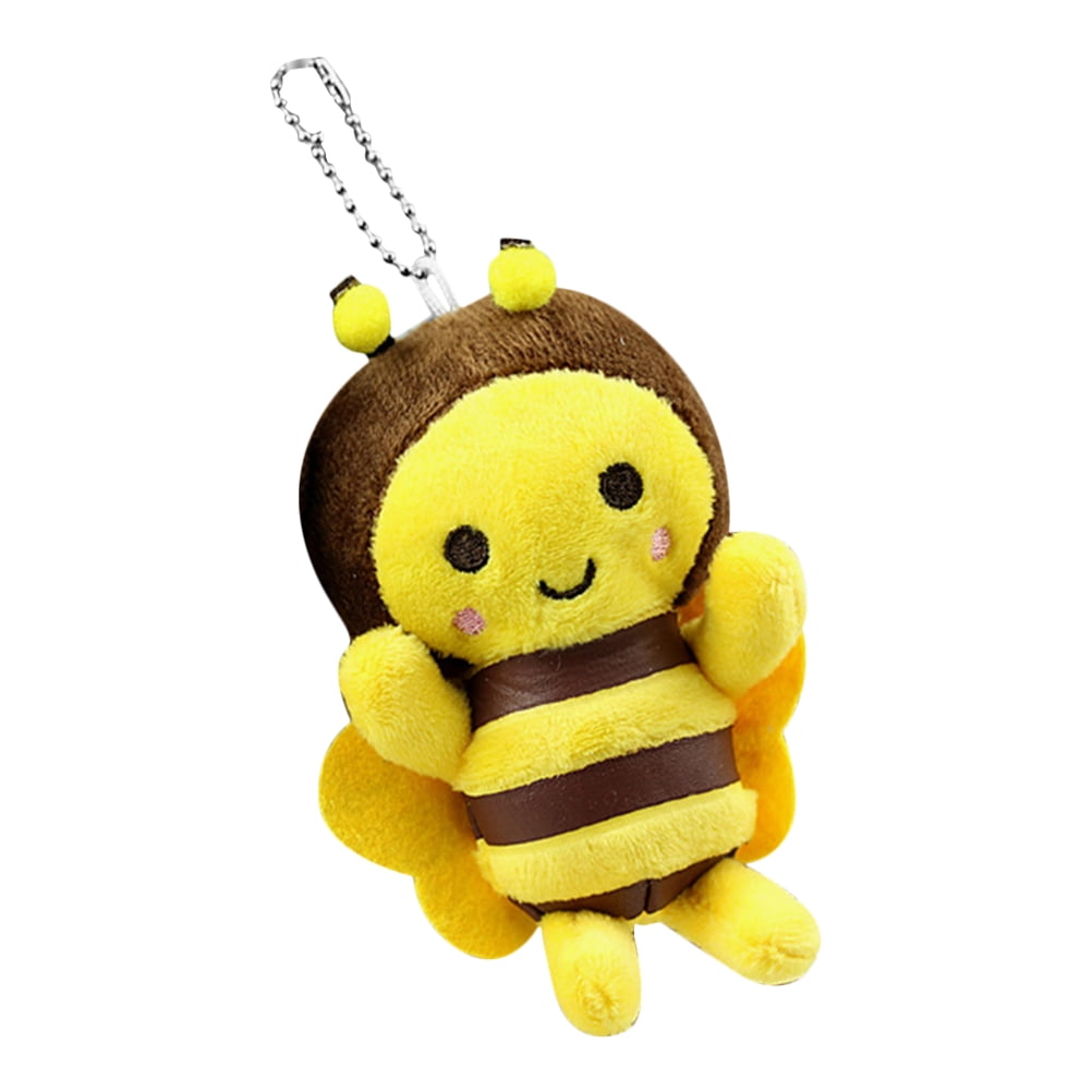 GAXIRE Bee Pendant Keychain 1Pack Cuddly Bee Keyrings for Men and Women ...