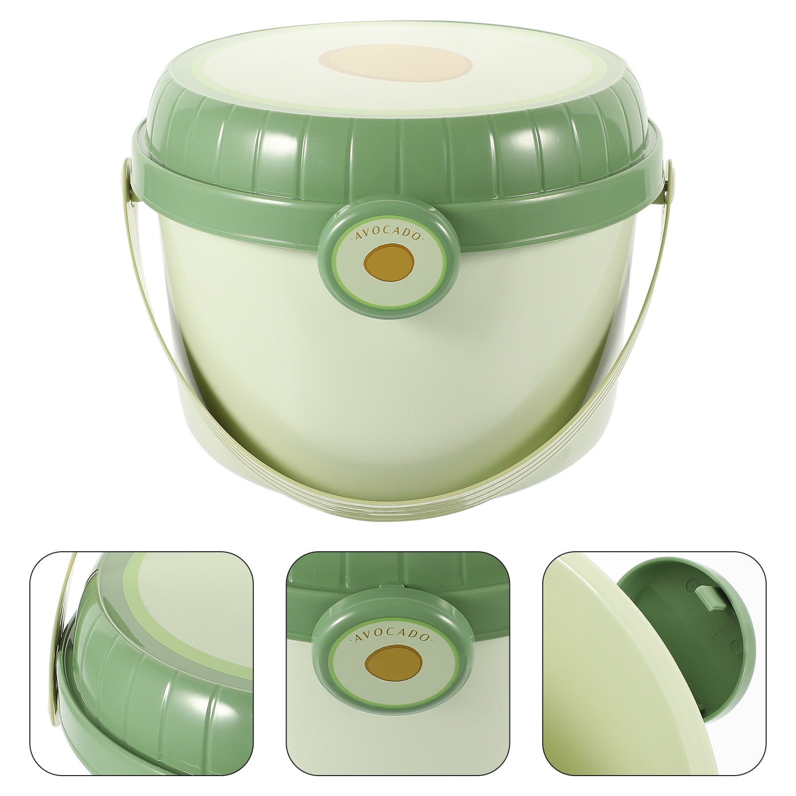 GAXIRE Toy Storage Bucket Green PP 1Pcs for Toys and Office Supplies ...