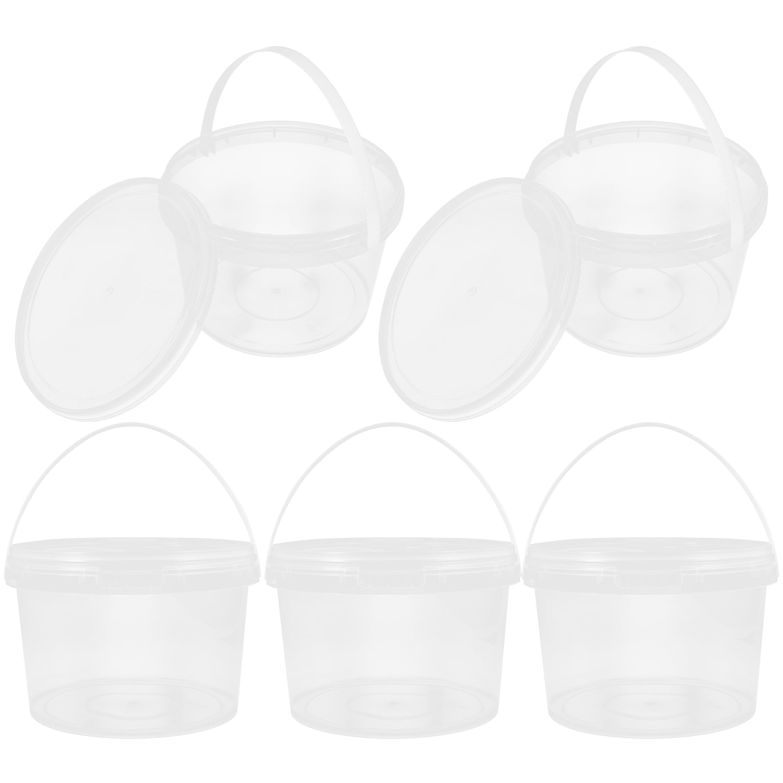 GAXIRE Lobster Storage Containers Round Buckets 8Pcs - Walmart.com