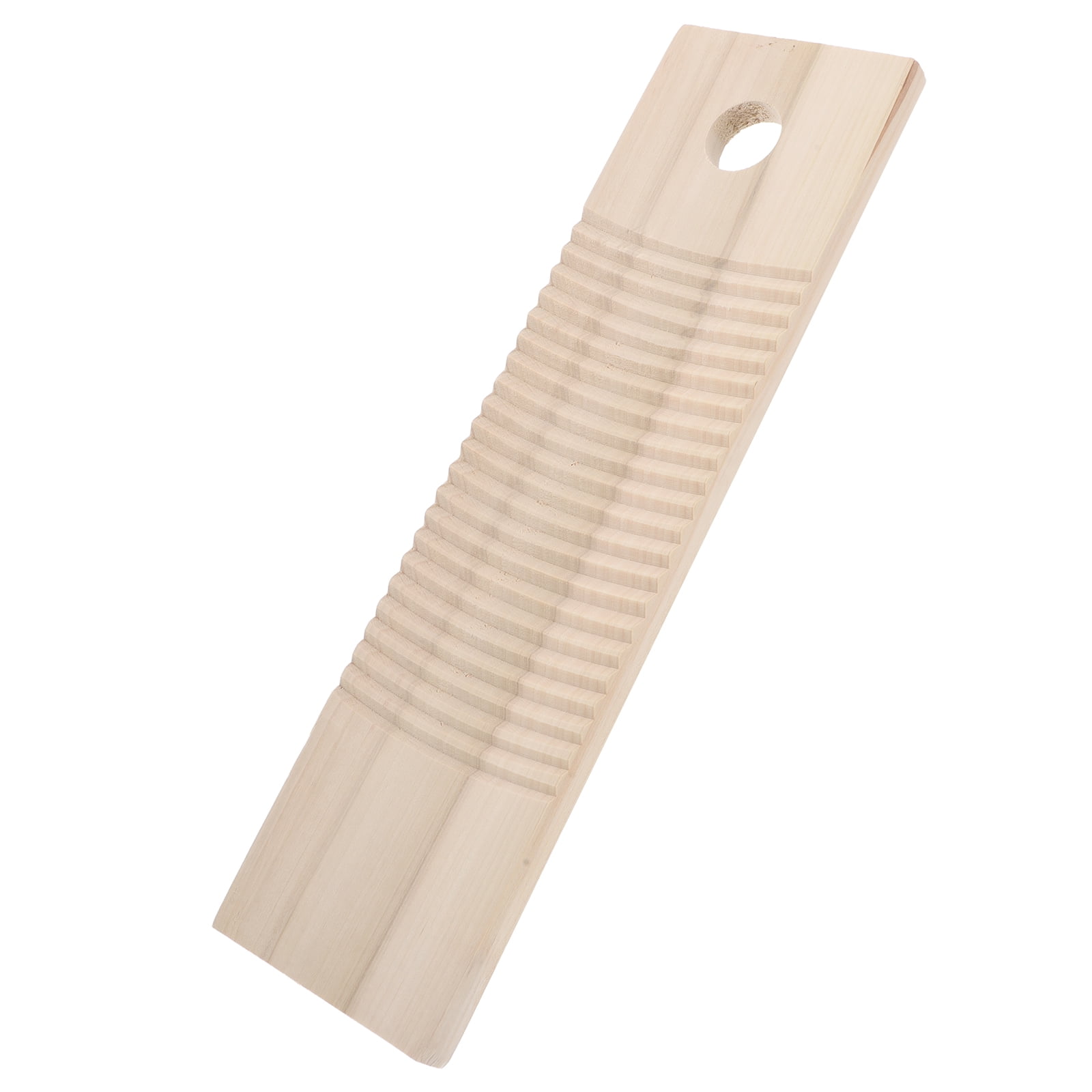 GAXIRE Clothes Scrubbing Washboard Hand Washing Scrub Board Beige Wood ...