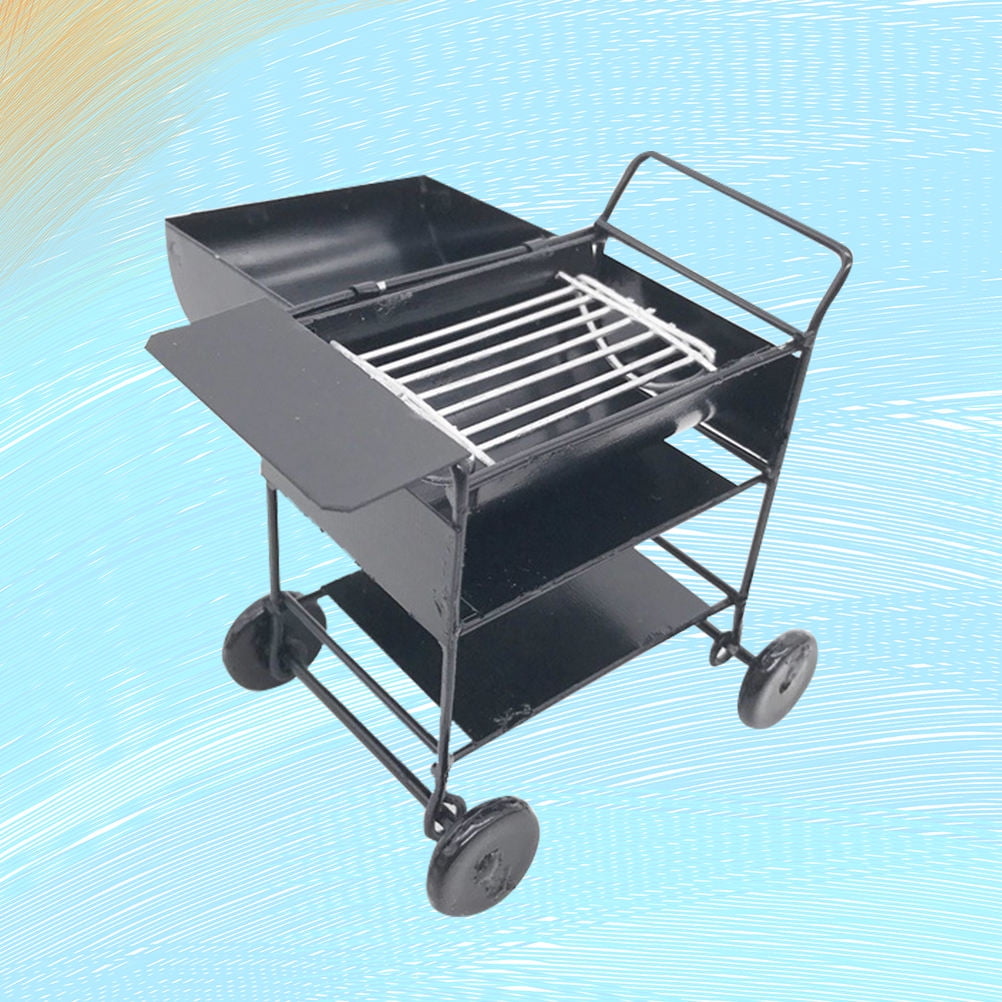 GAXIRE Compact Camping BBQ Miniature Outdoor Grill Black 1Pack ...