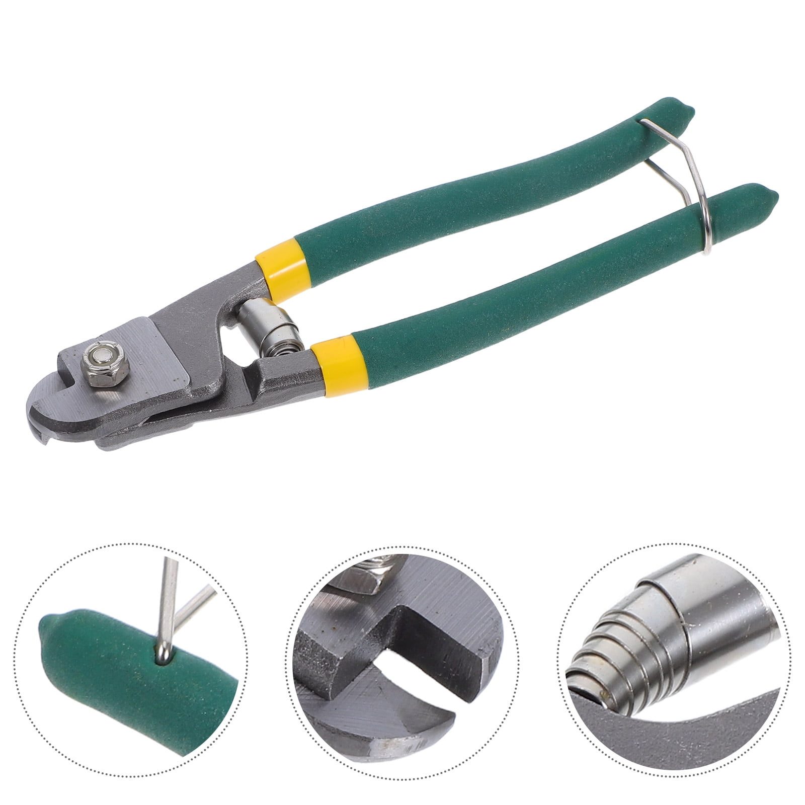 GAXIRE Heavy Duty Wire Cutters with Ergonomic Grip, Compact Design ...
