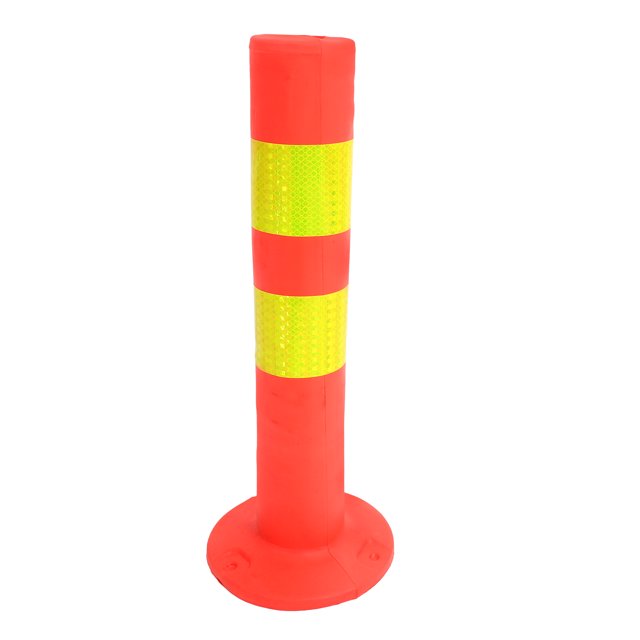 GAXIRE Cylindrical Safety Barrier Post Yellow Traffic Cone Iron 1Pack ...
