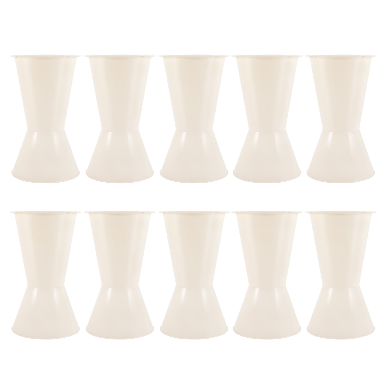 GAXIRE White Plastic Bouquet Bases Round Stable Support for Floral ...