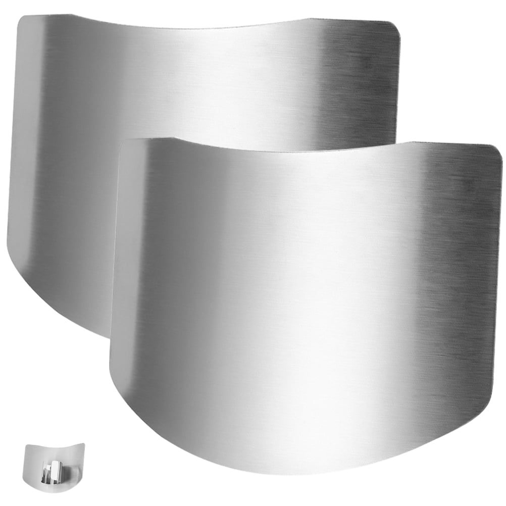 GAXIRE 2-Pack Stainless Steel Finger Guards for Cutting and Chopping ...