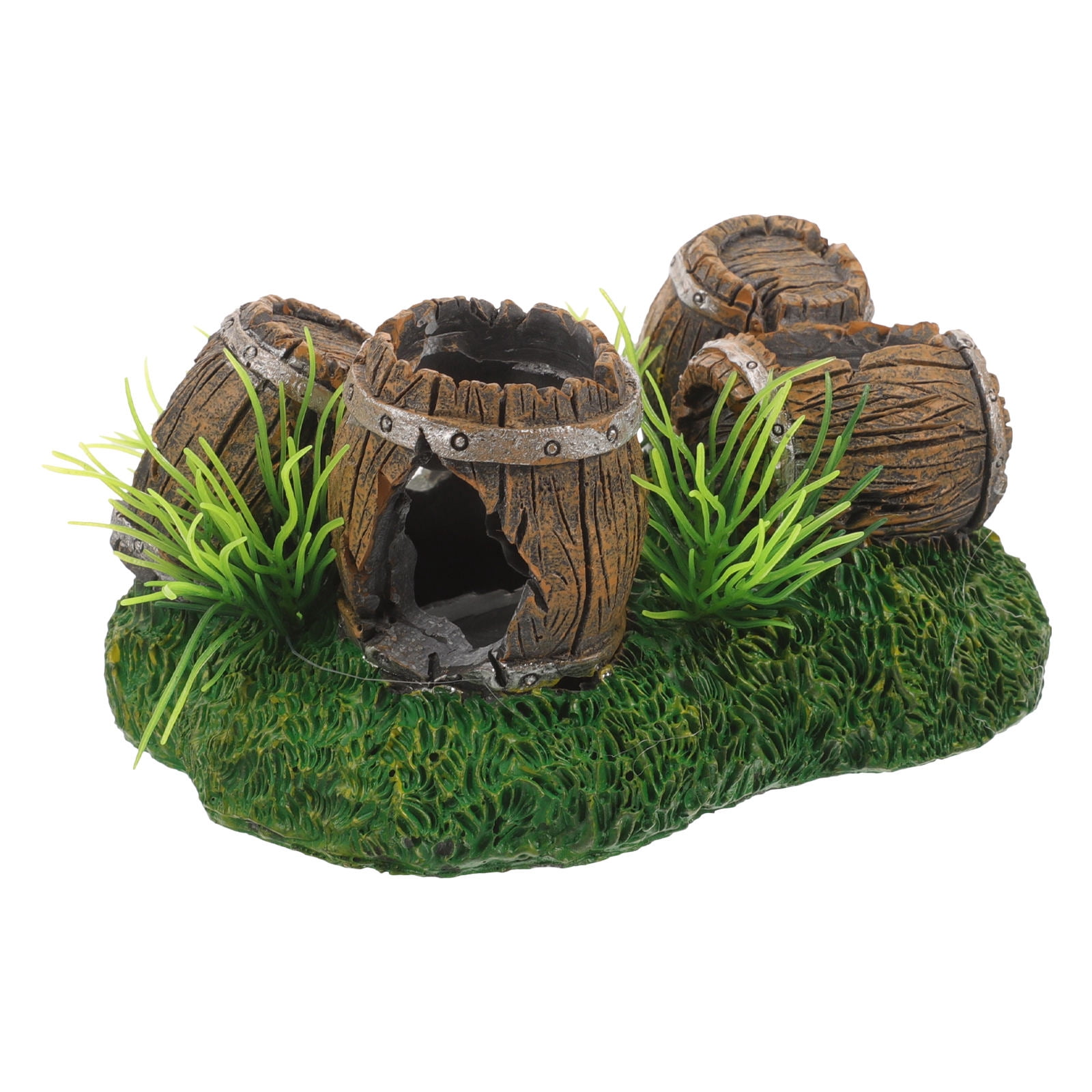 GAXIRE Resin Aquarium Decor Fish and Shrimp Hiding House Tank Ornament ...
