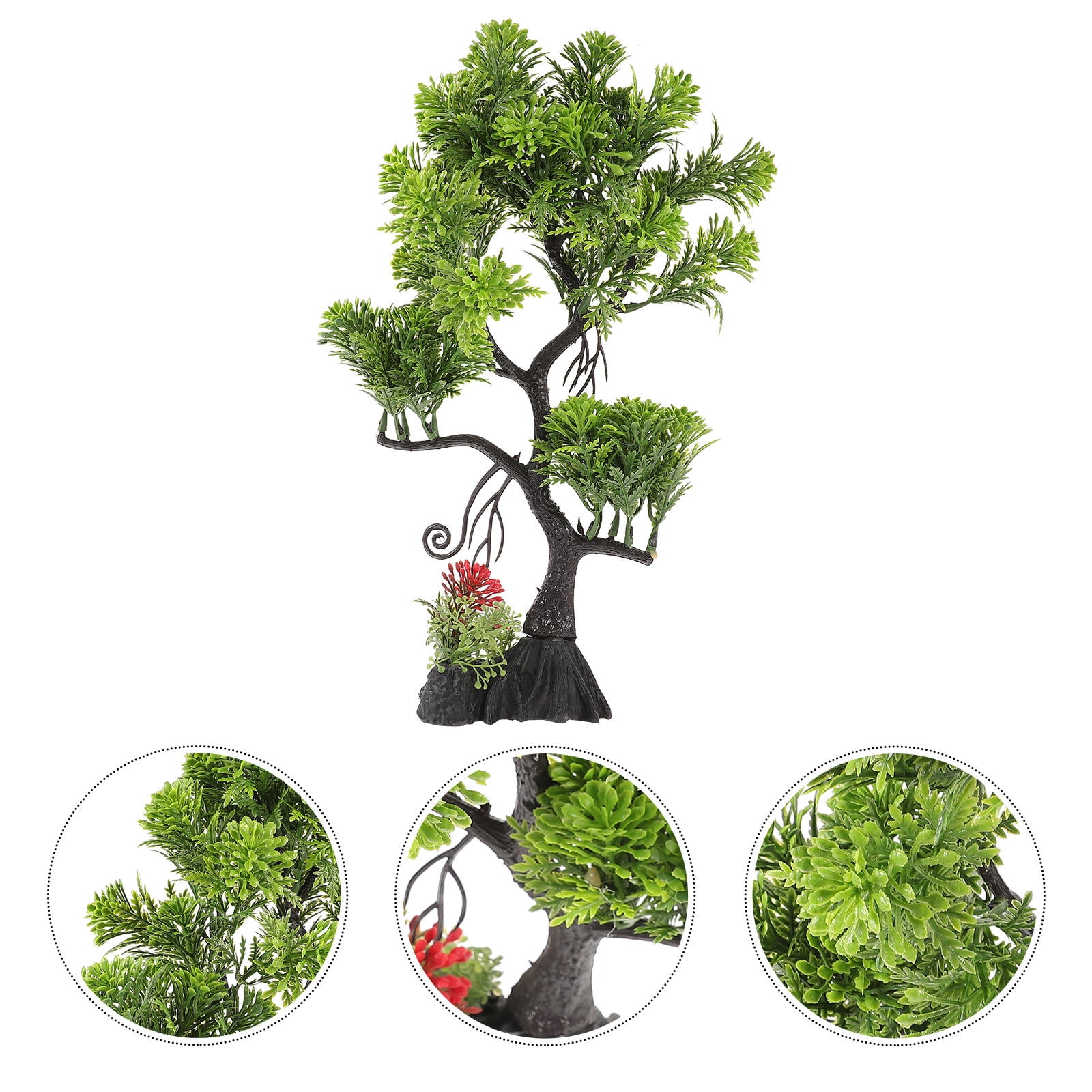 GAXIRE Aquarium Decor Fish Tank Simulation Tree Model Multi Plastic ...