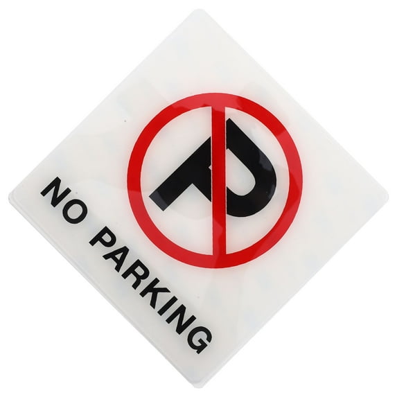 GAXIRE No Parking Lawn Signs Acrylic Multi Parking Indicator Warning ...
