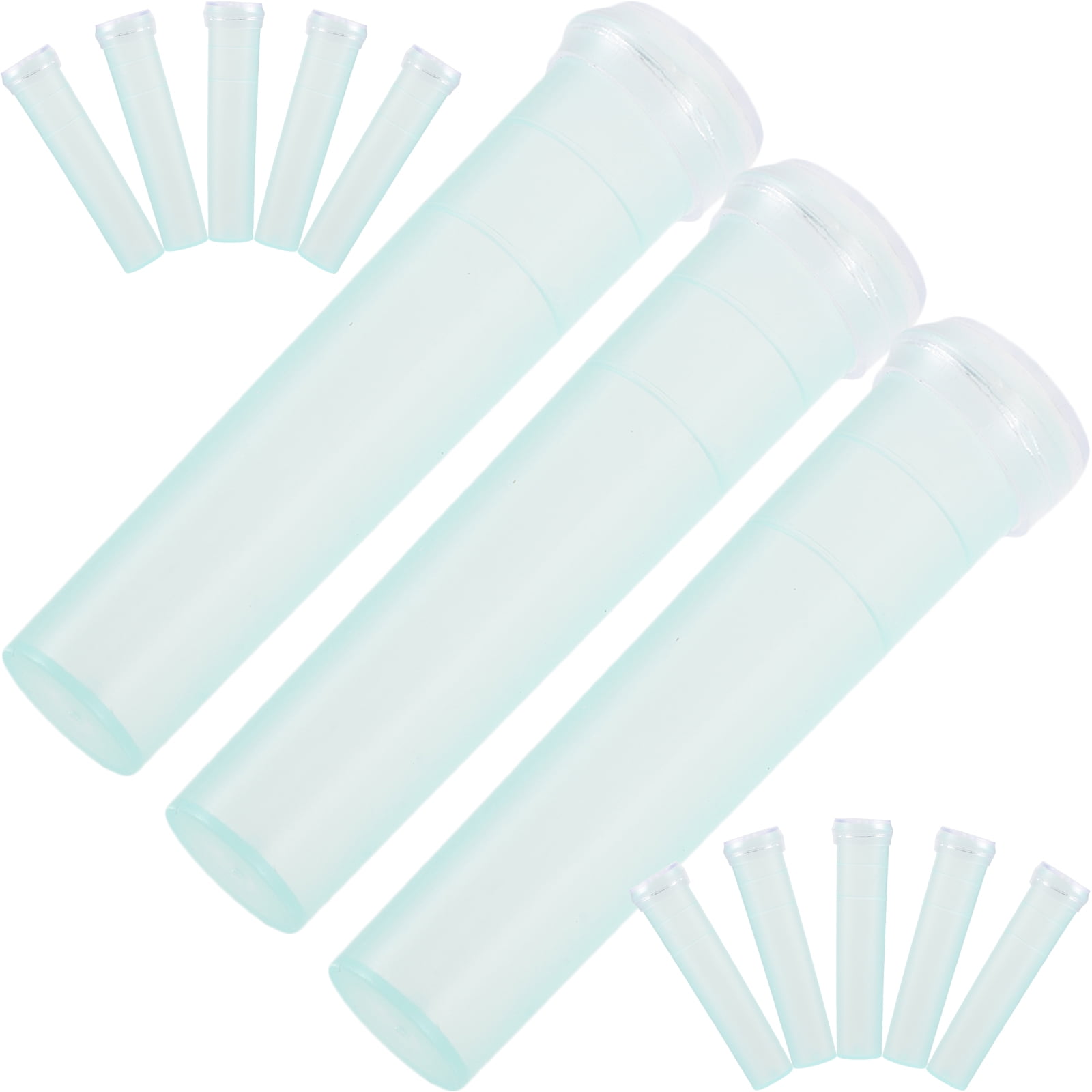 GAXIRE Flower Tubes For Fresh Flowers 20Pcs Sky Blue Plastic Water ...
