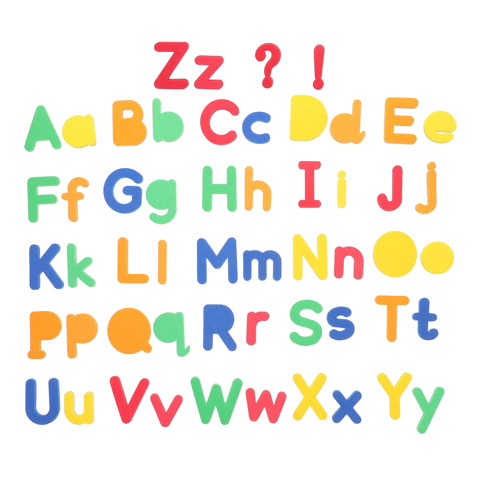 GAXIRE Alphabet Letter Magnets Assorted Colors 2 Sets Educational ...