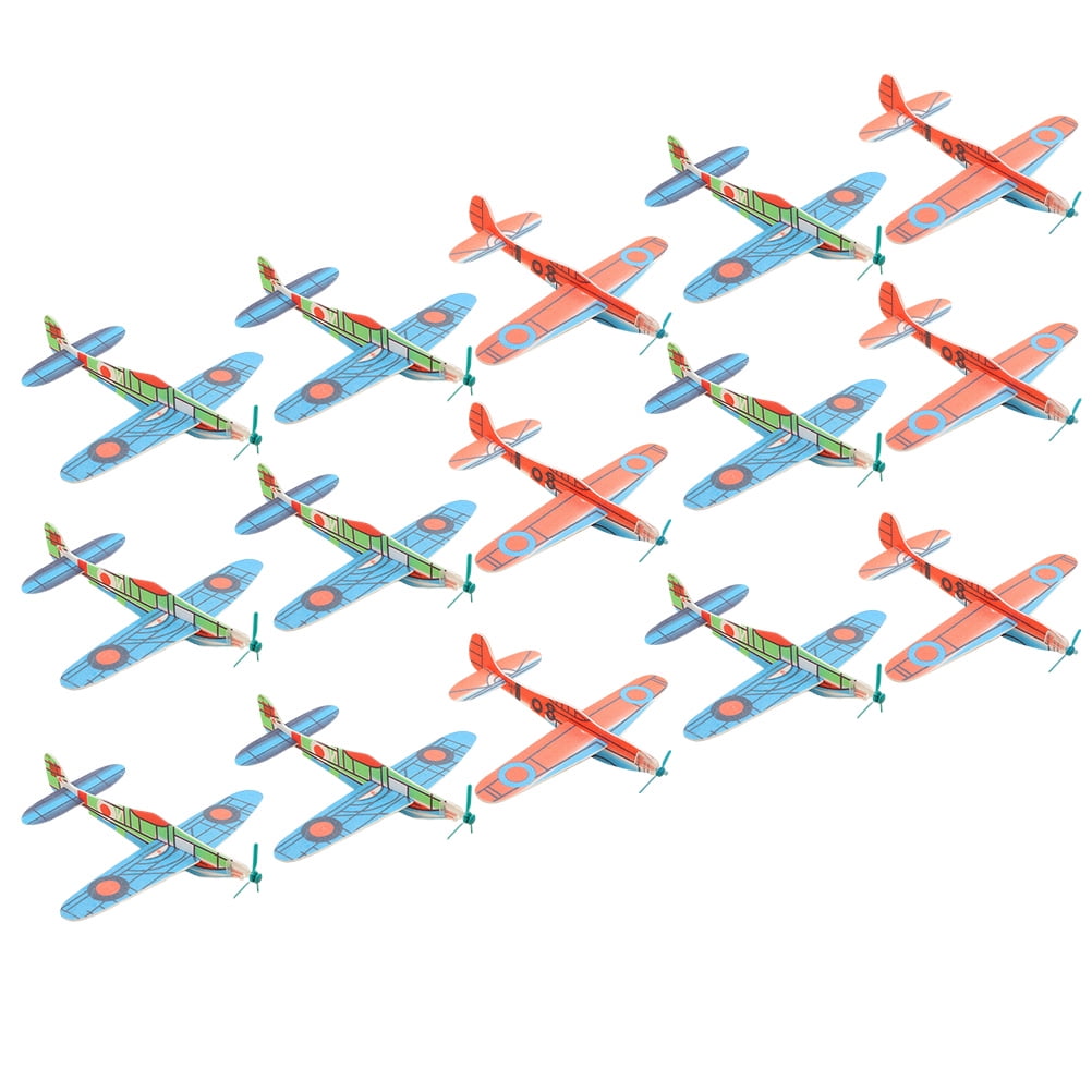 GAXIRE Glider Toy 15Pcs Foam And Plastic Airplane Toy For Outdoor ...