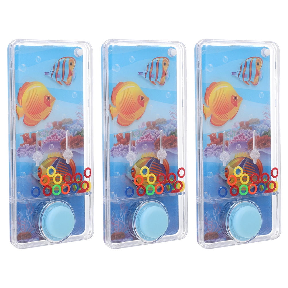 GAXIRE Handheld Water Ring Tossing Game 3Pcs Rounded Rings Toys for ...