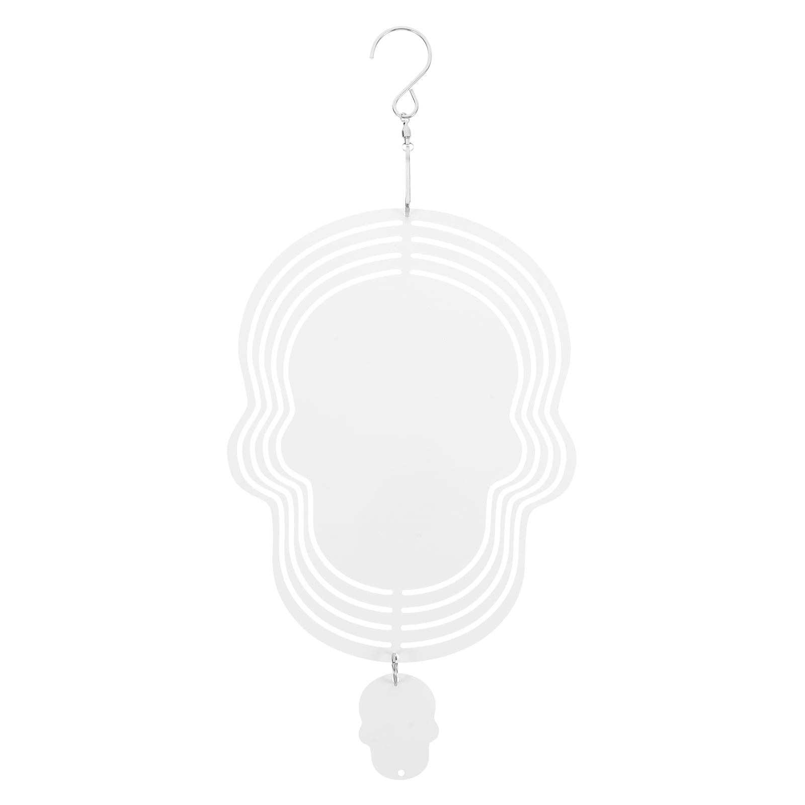 GAXIRE Sublimation Spinners Blank Wind Spinner Silver Aluminum 1Pcs ...