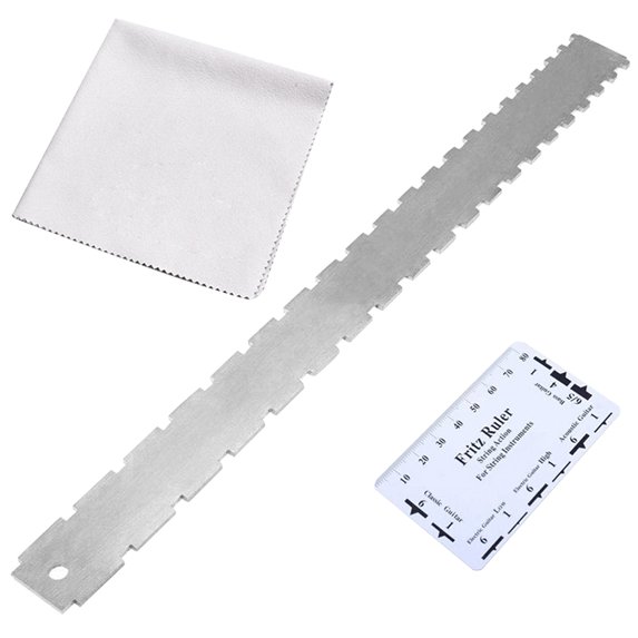GAXIRE Guitar Neck Measurement Tool with and Notched Design, 42x1.5in ...