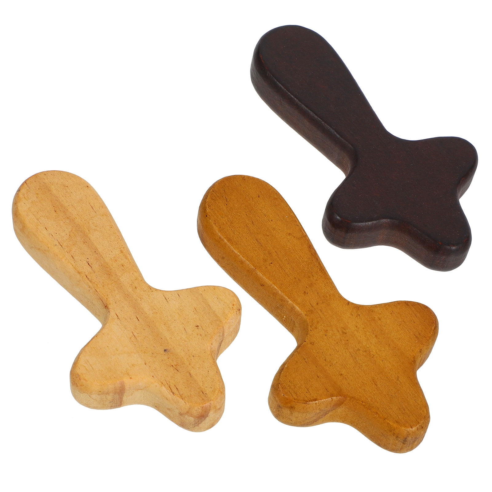 GAXIRE Mini Wooden Cross Decor Assorted Colors Compact Size for Home ...