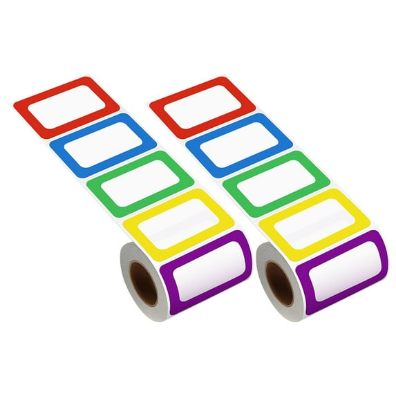 GAXIRE Multipurpose Name Tag Stickers Writable Adhesive Labels for ...