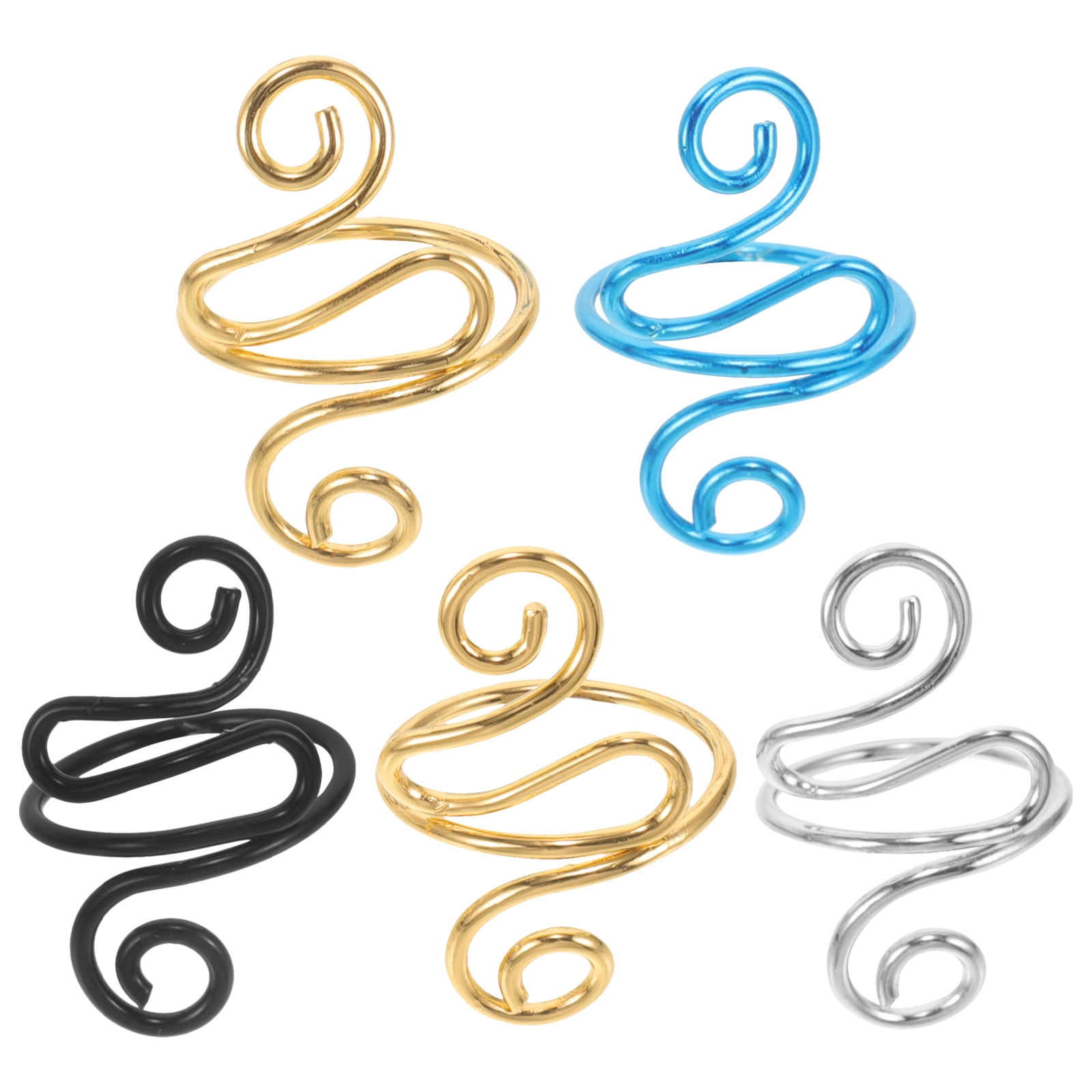 GAXIRE Open Finger Rings 5Pcs Metal Assorted Color For Hand Tool And ...