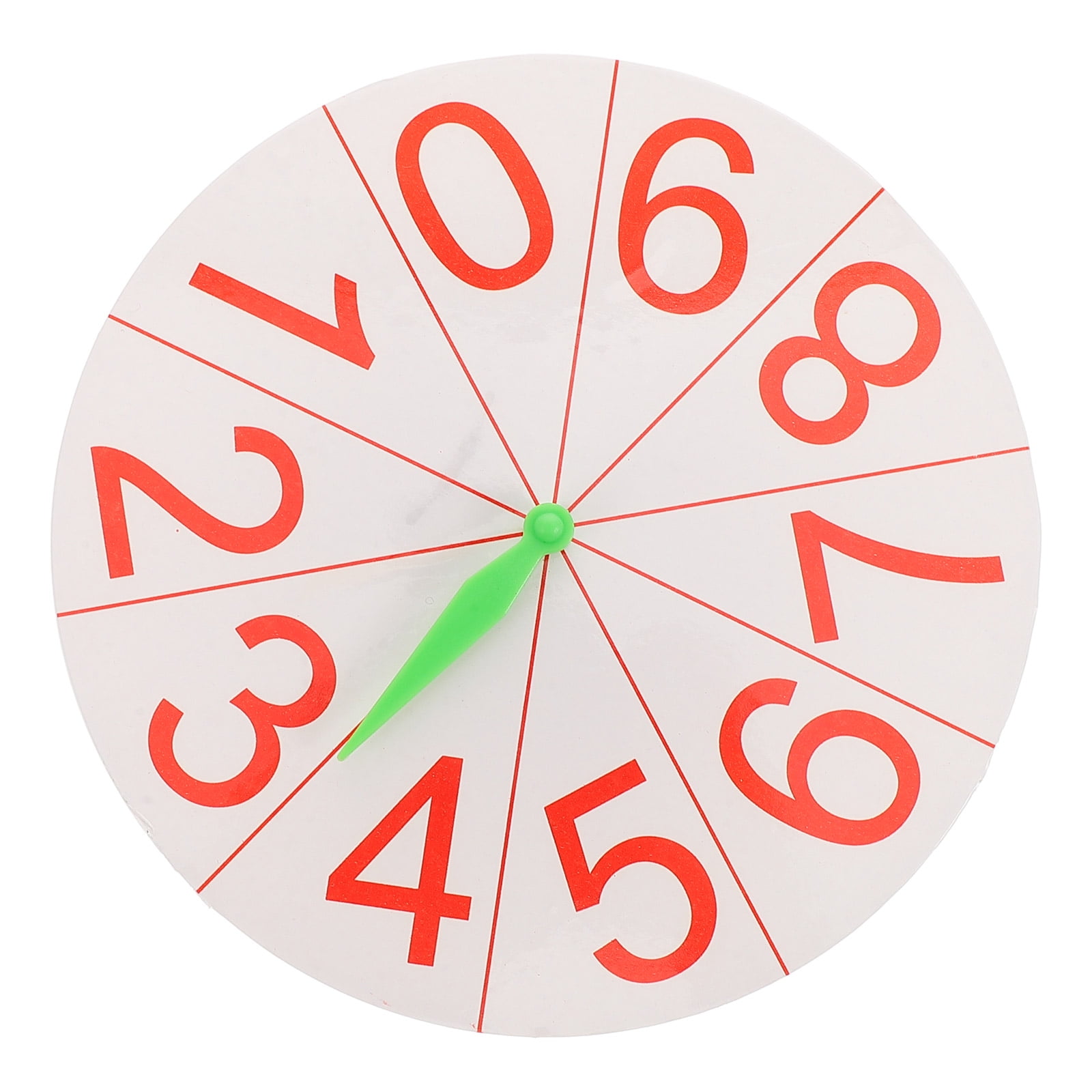 GAXIRE White Plastic Math Teaching Turning Wheel for Home Use Fun Party ...