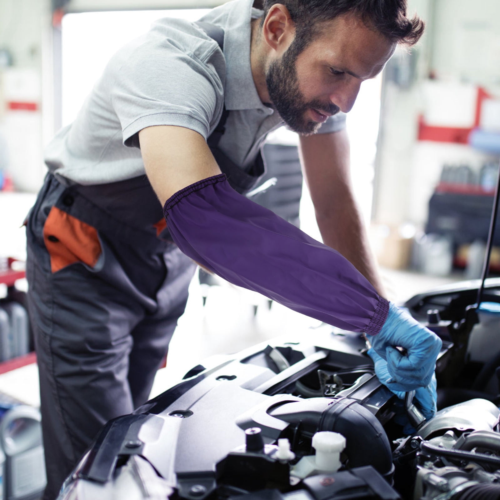 GAXIRE Purple Arm Sleeves 2Pack for Protective Use in Cooking - Walmart.com