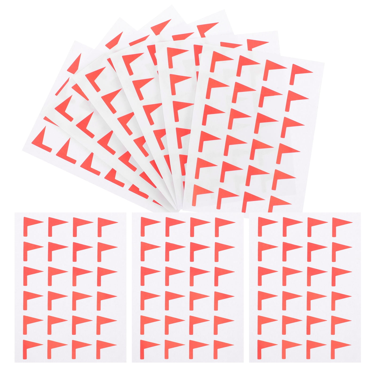 GAXIRE Red Map Location Stickers Paper 12 Sheets for Crafts ...