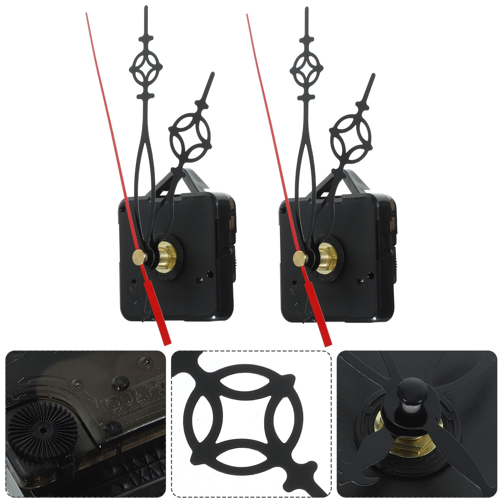 GAXIRE Clock Mechanism Replacement Kit Diy Replacement 2 Sets 10.70x2 ...