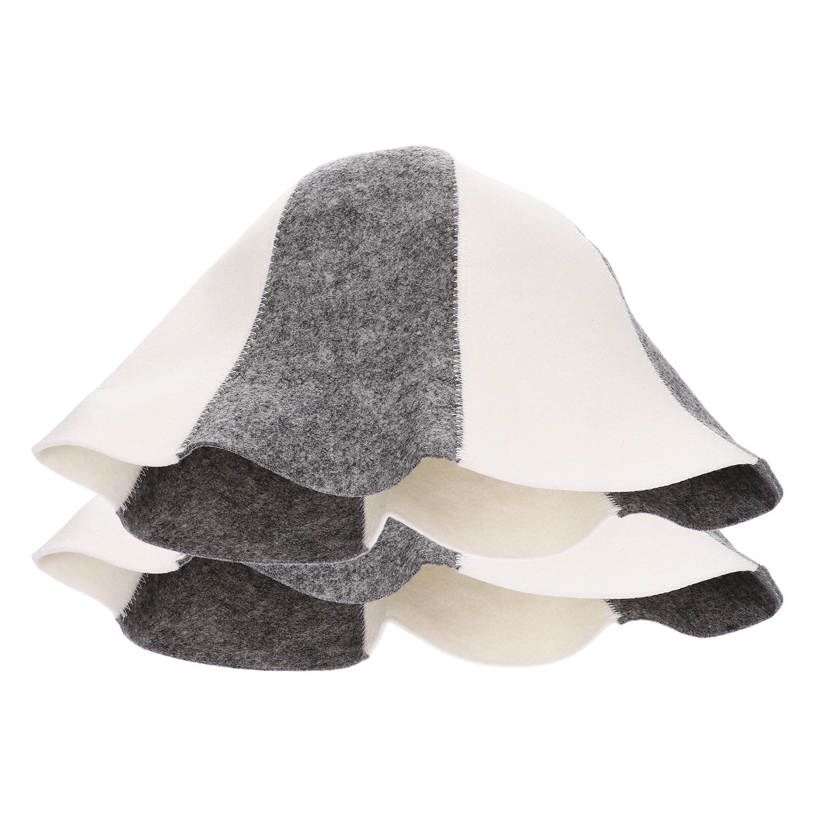 GAXIRE Round Felt Sauna Hats 2Set Protector Heat Protection for Women ...