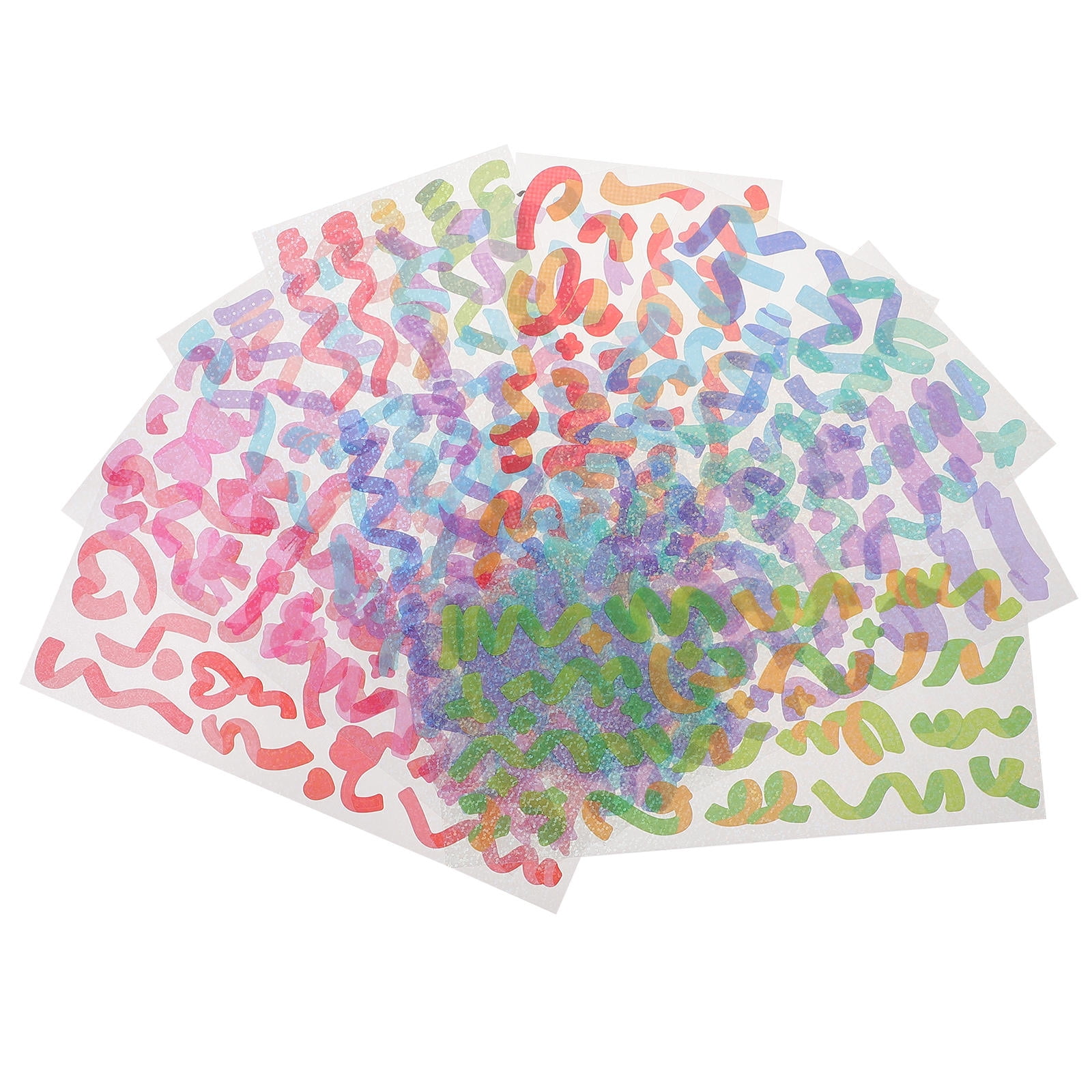 GAXIRE Scrapbook Stickers Decals Decoration Assorted Adhesive 10 Sheets ...
