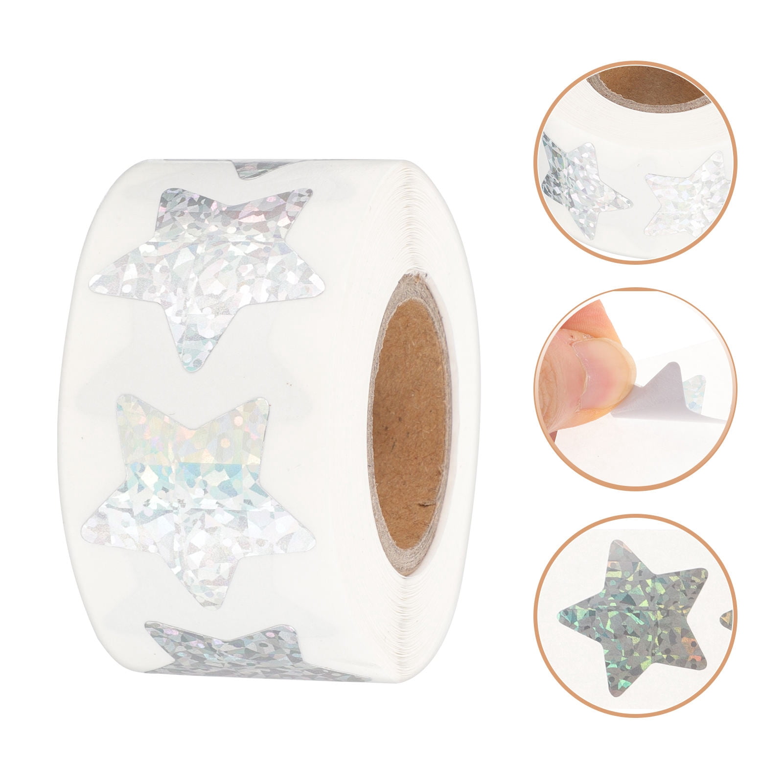 GAXIRE Shiny Reward Stickers 2 Rolls 500Pcs Each for Kids and Adults ...