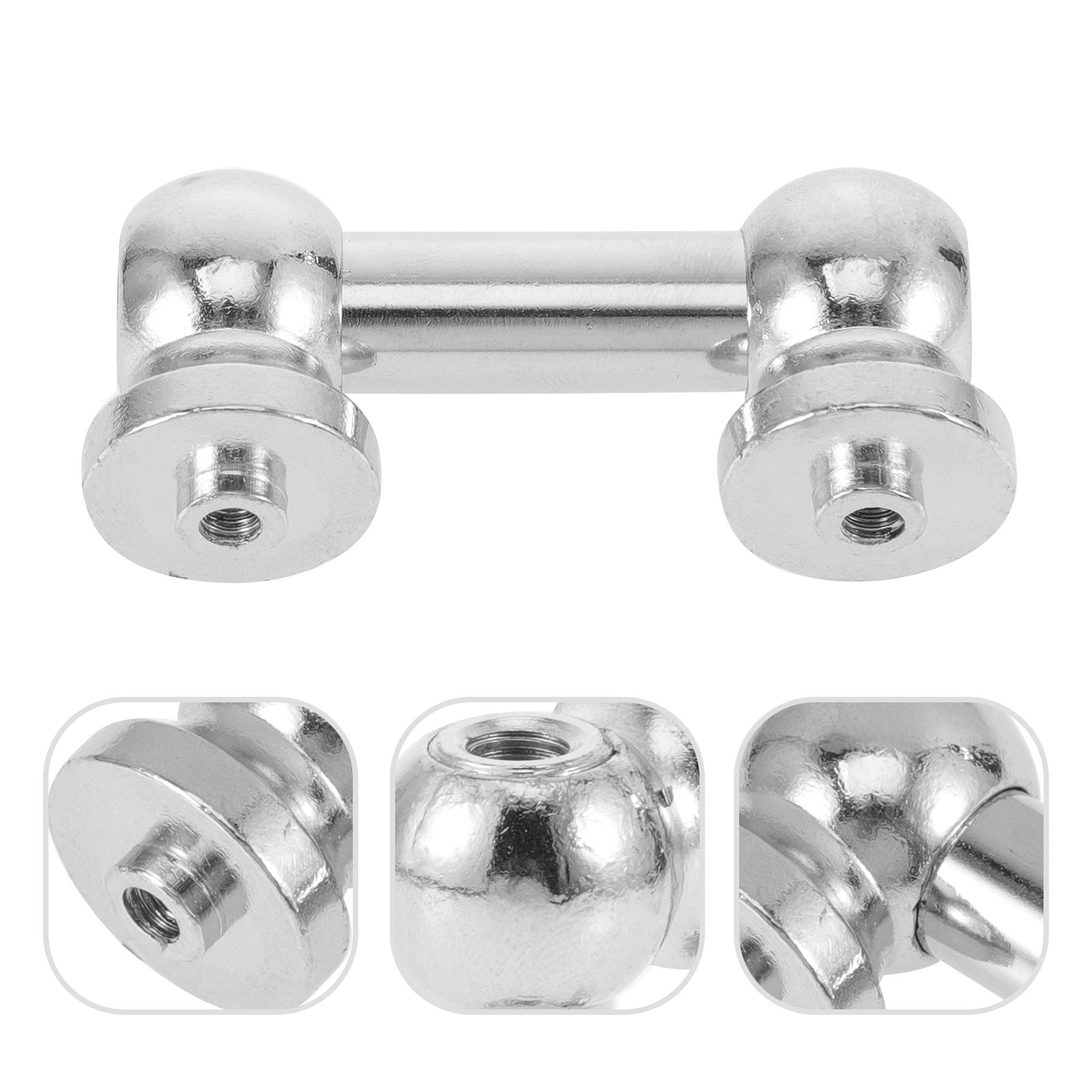 GAXIRE Silver Metal Snare Drum Mounting Ball Joint for Stable Rod ...