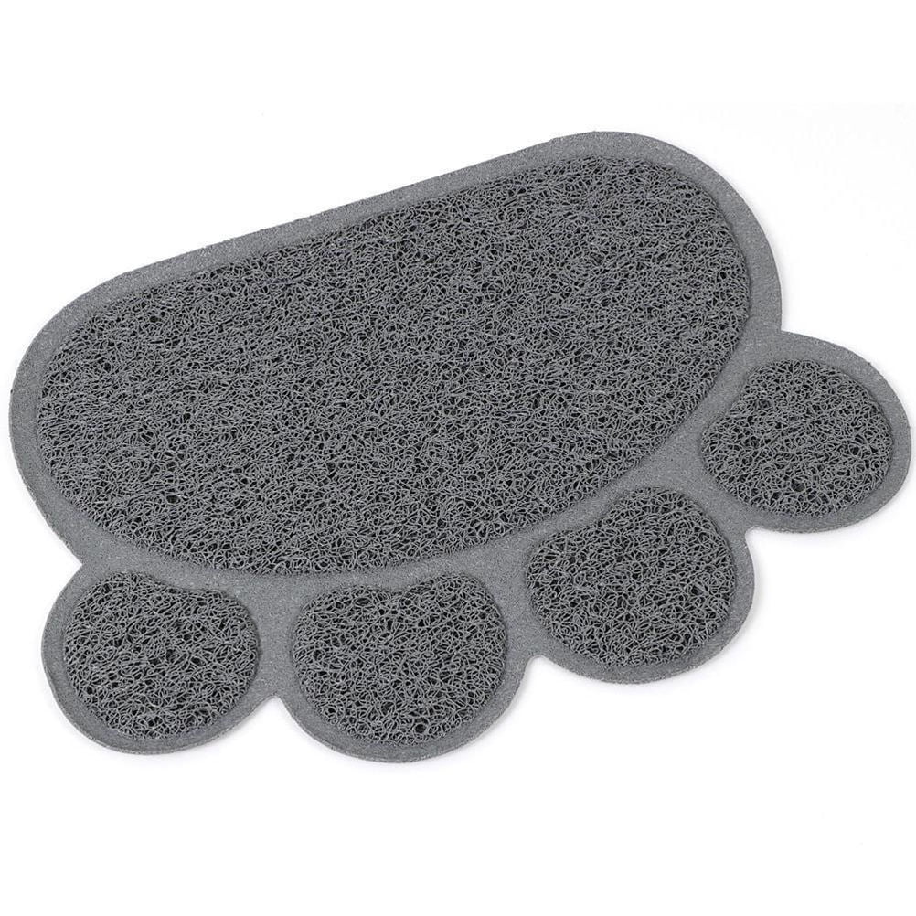 GAXIRE Small Cat Mat Cat Litter Catcher Mat Grey Easy To Clean 1Pack ...