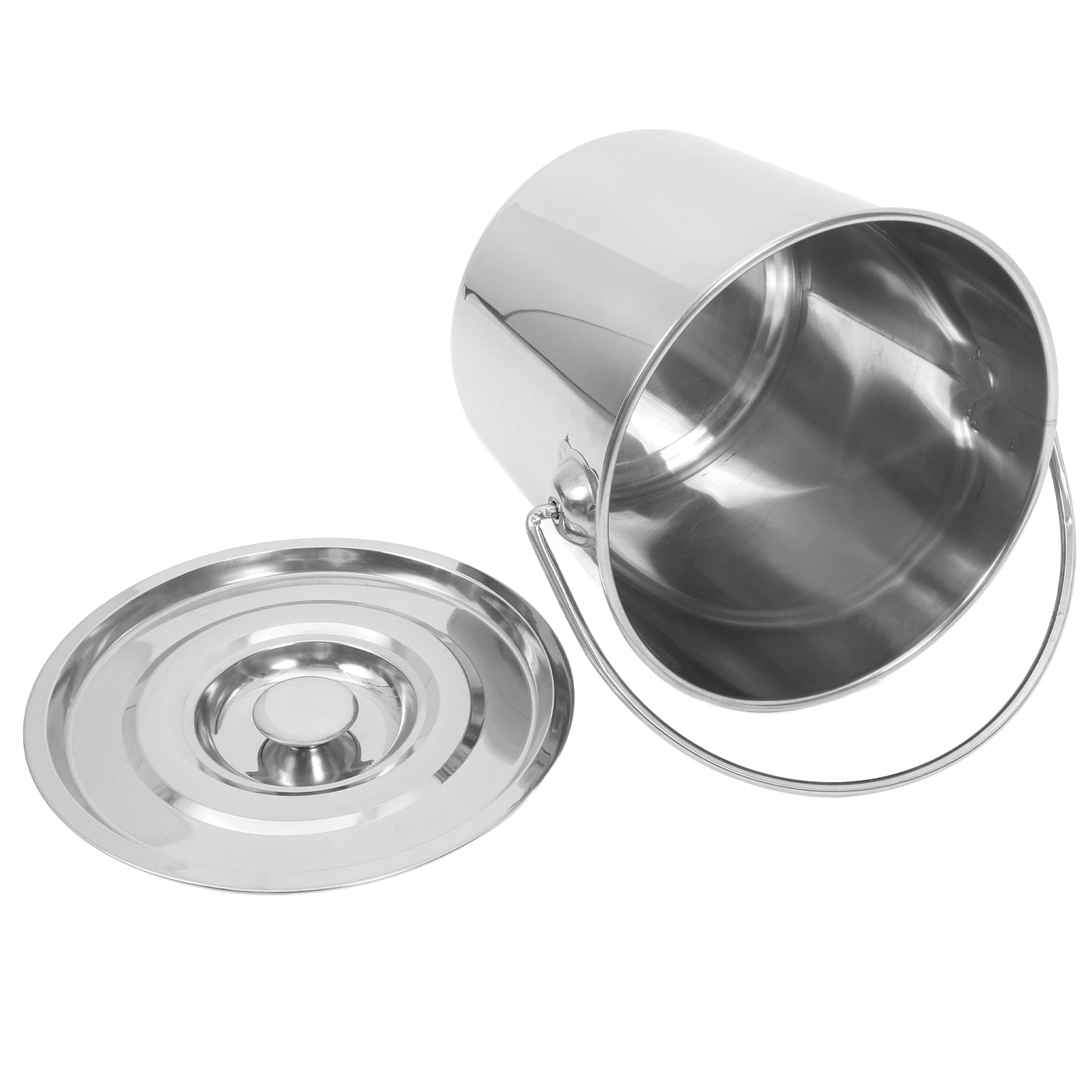 GAXIRE Stainless Steel Kitchen Compost Pail with Lid, , 1-Piece Compost ...