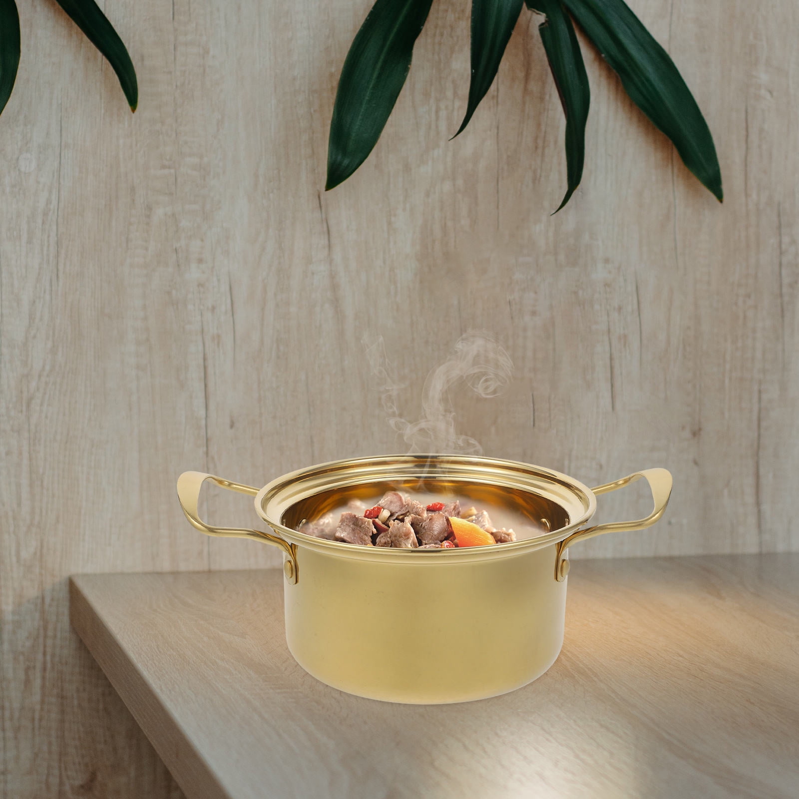 GAXIRE Stainless Steel Cooking Pot for Individual Use, 1-Piece Kitchen ...