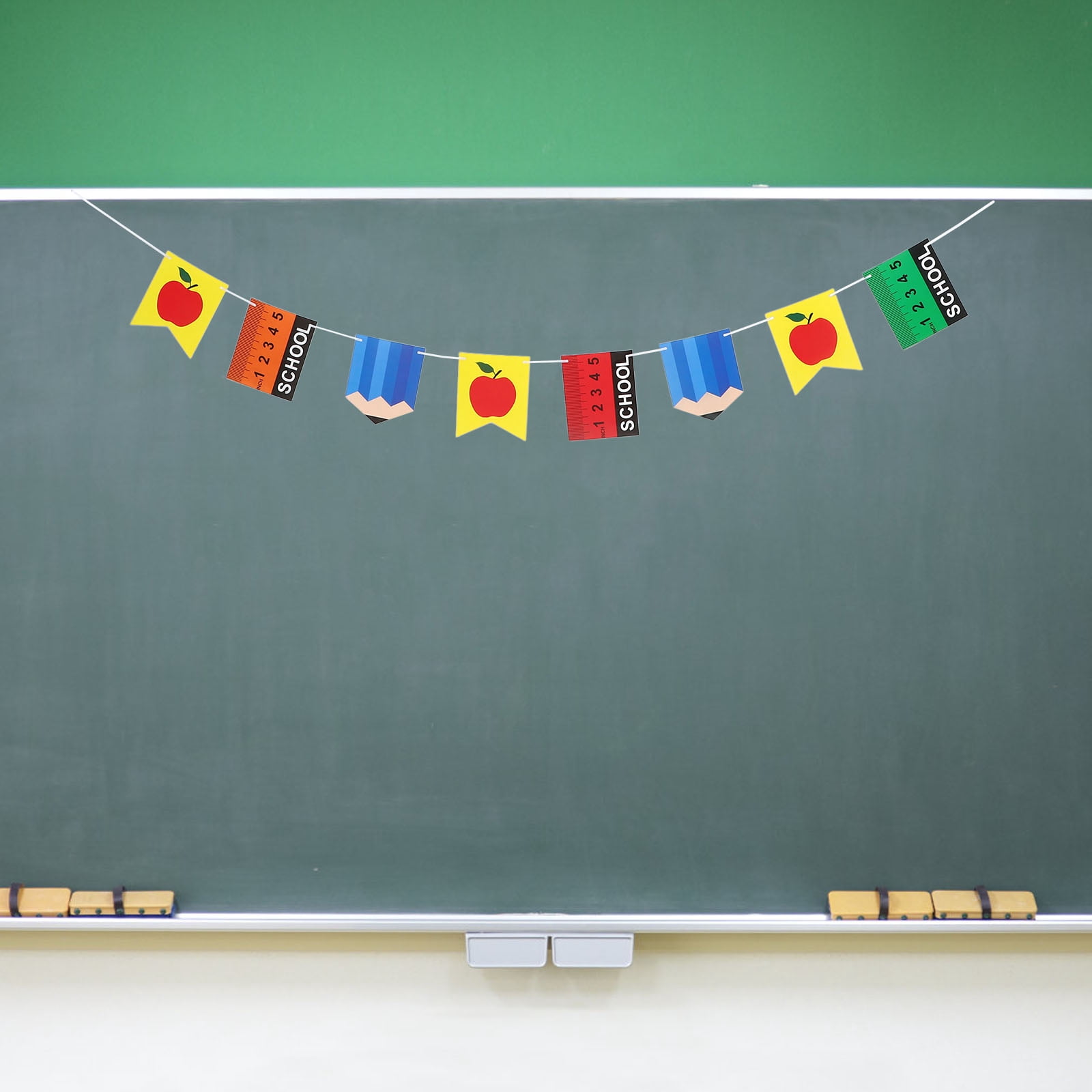 GAXIRE Student Welcome Pencil Banner Multi-Paper Decoration Set for ...