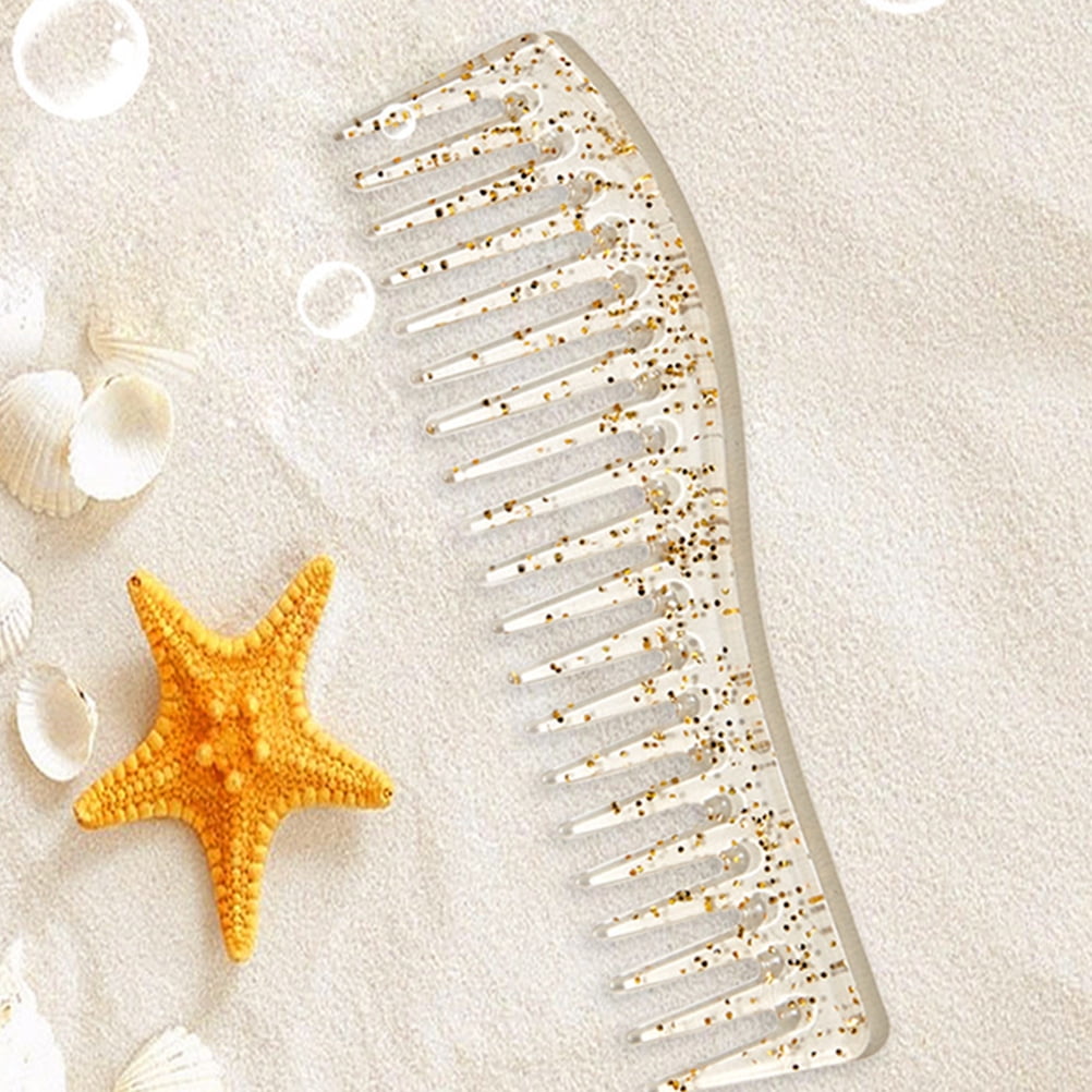 GAXIRE Women Hair Combs Beige Plastic 2Pcs 7.1x2in - Walmart.com