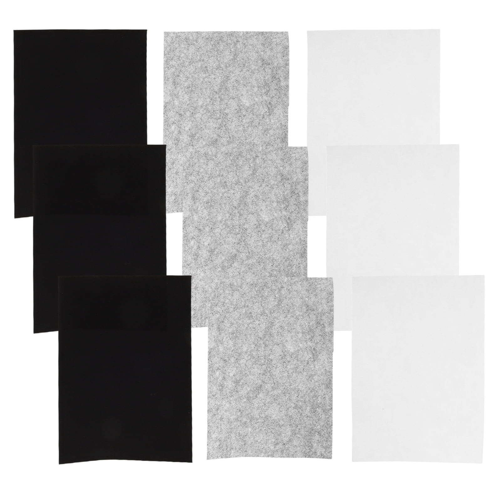 GAXIRE Wool Felt Sheets Black Gray White For Sewing Projects And ...