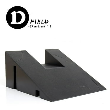 LandWave Durable Plastic Skateboard Ramp System, 4-Sided Pyramid Kit ...